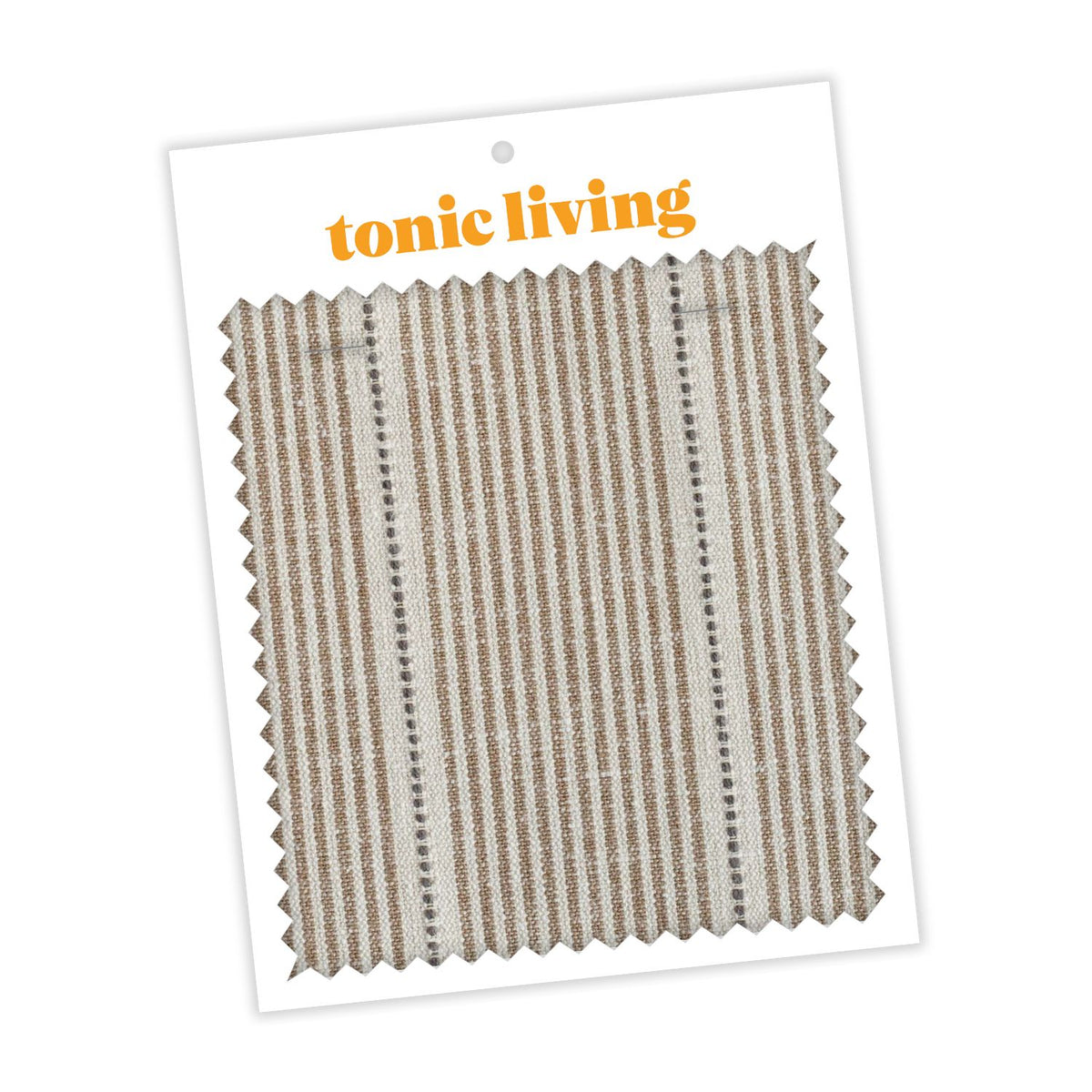 Harper Stripe, Coffee - Buy a Swatch – Tonic Living