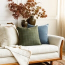 Addison Plaid 20x20 Pillow, Moss – Tonic Living