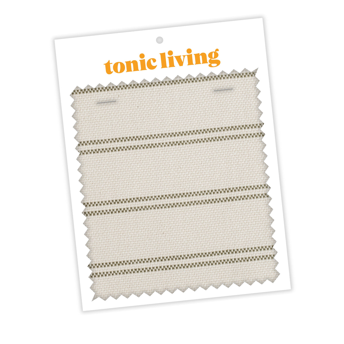 Rexton Stripe, Moss - Buy a Swatch – Tonic Living