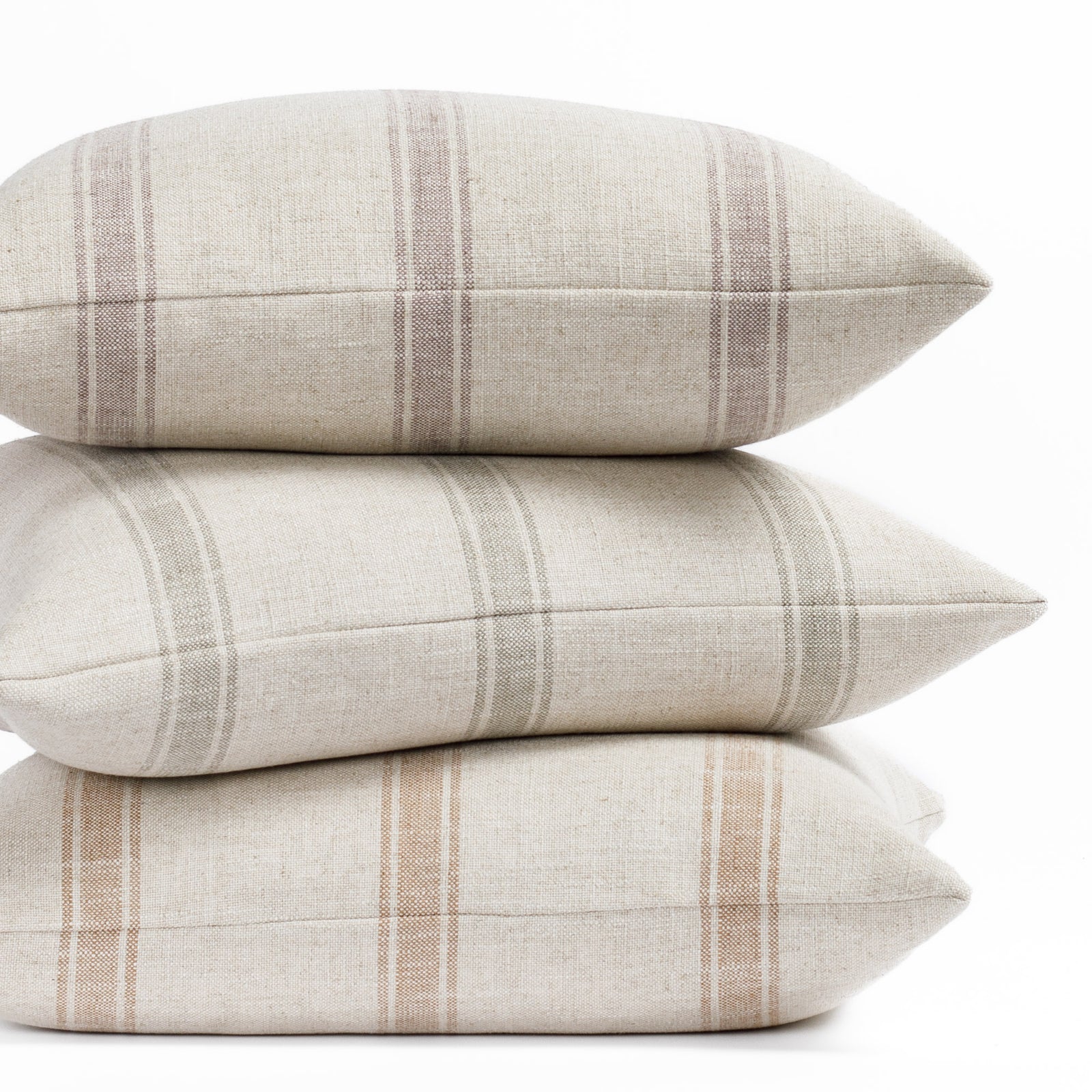 Theo Stripe 22x22 Pillow, Lake – Tonic Living