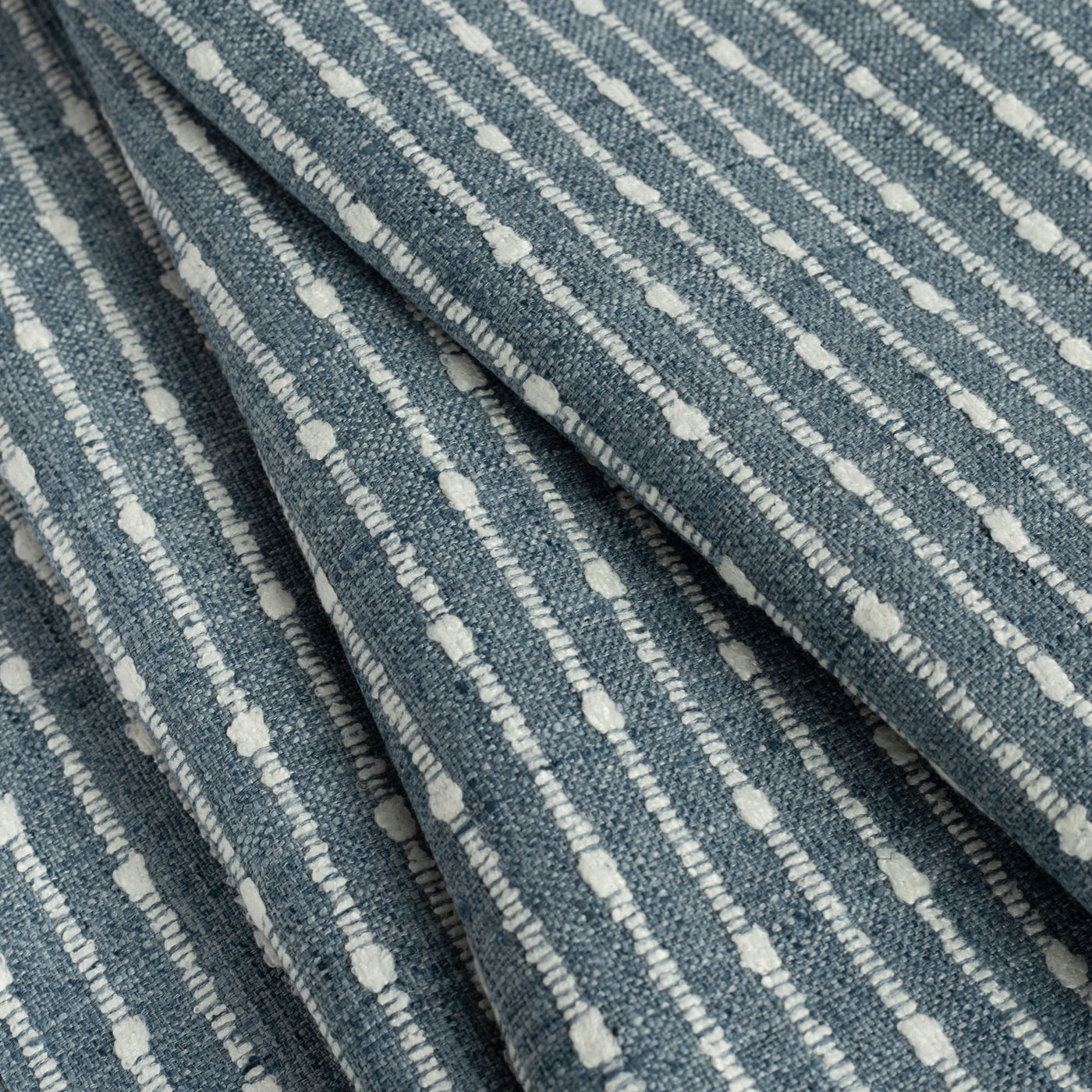 Arren Stripe Fabric, Chambray – Tonic Living