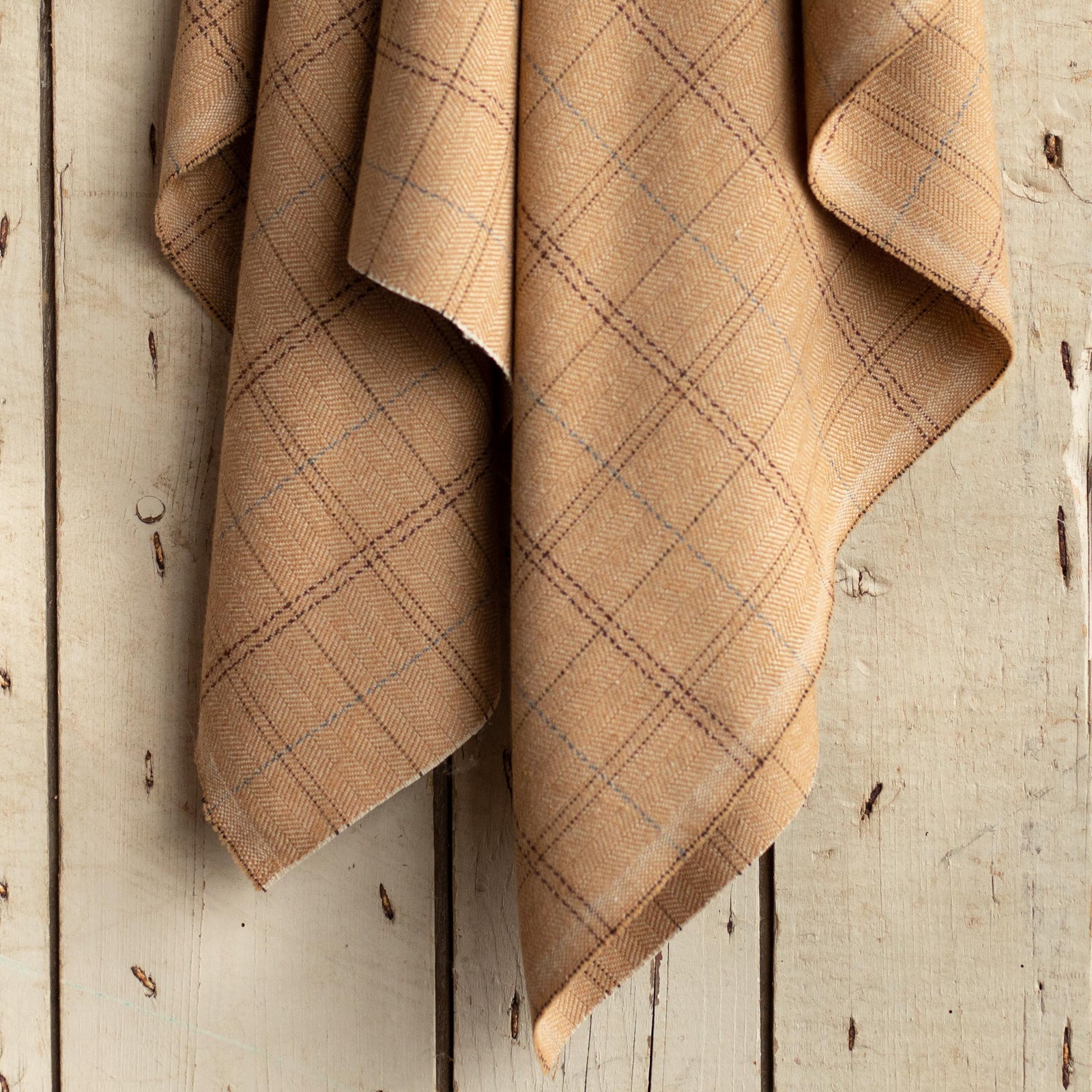 Lundie Plaid Fabric, Camel – Tonic Living