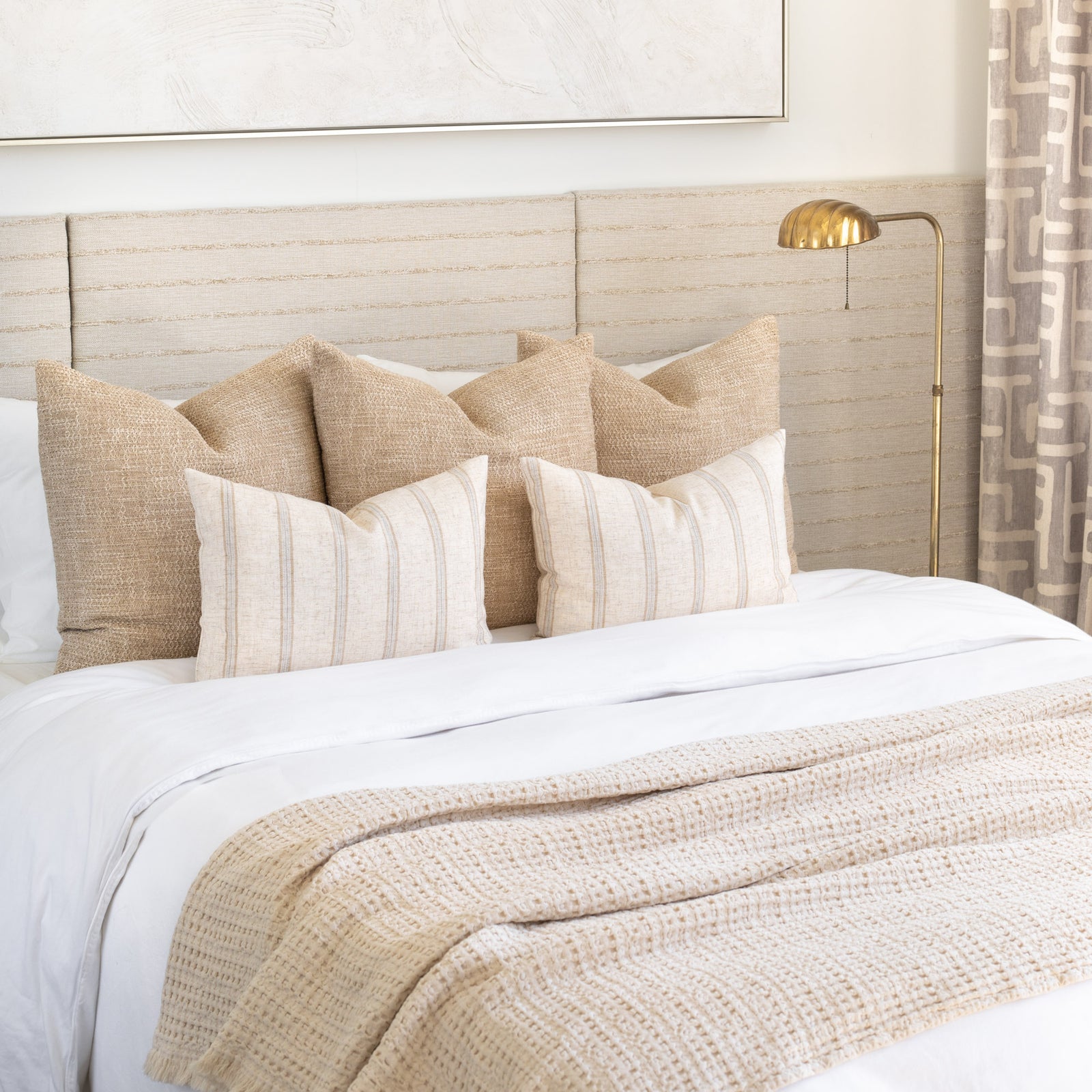 Taryn 22x22 Pillow, Natural – Tonic Living